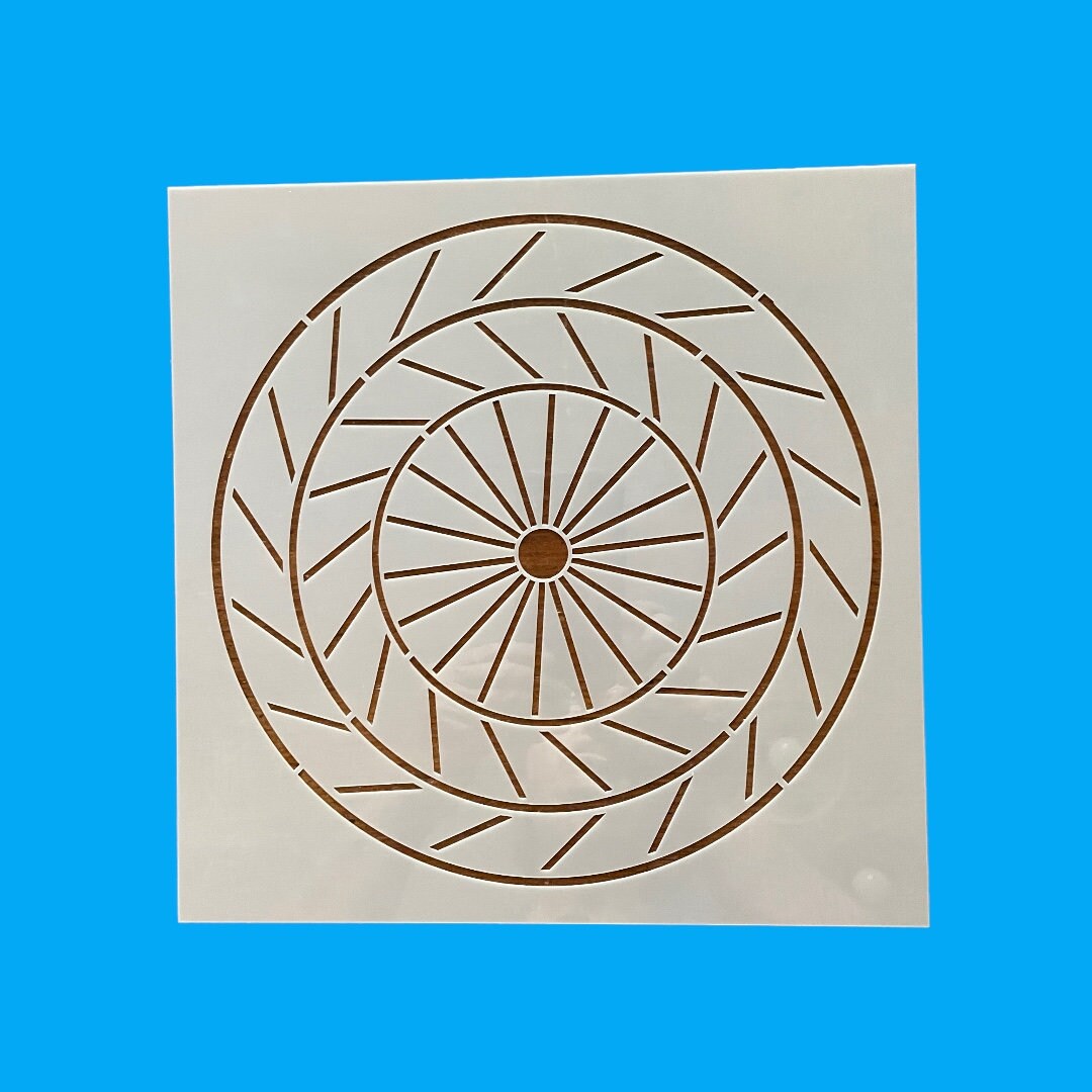 Mandala Dot Art Stencil: Reusable Mylar, 10x10 - Etsy