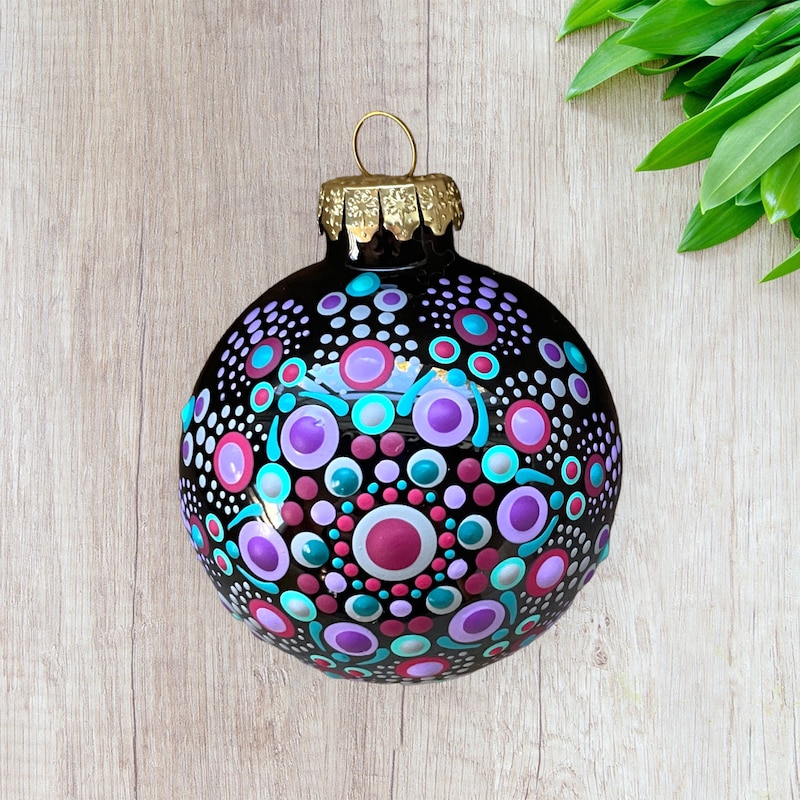 Dot Art Ornament - Etsy