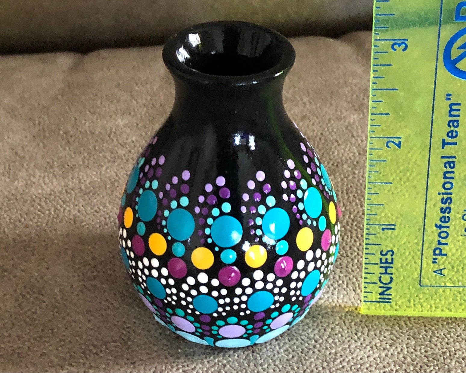 Mandala Art Flower Vase