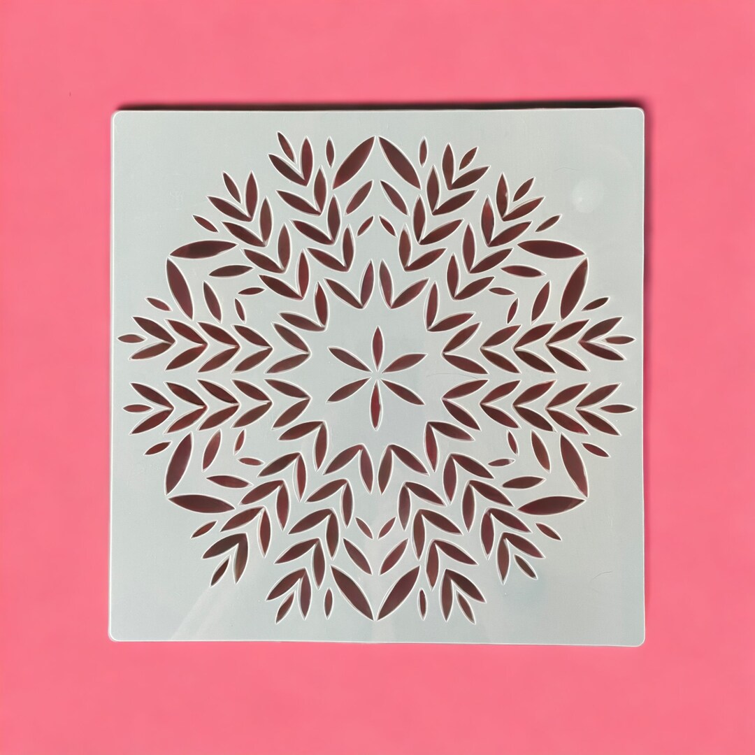 Mandala Dot Art Stencil: Reusable Mylar DIY Artist Stencil (12"x 12 ...