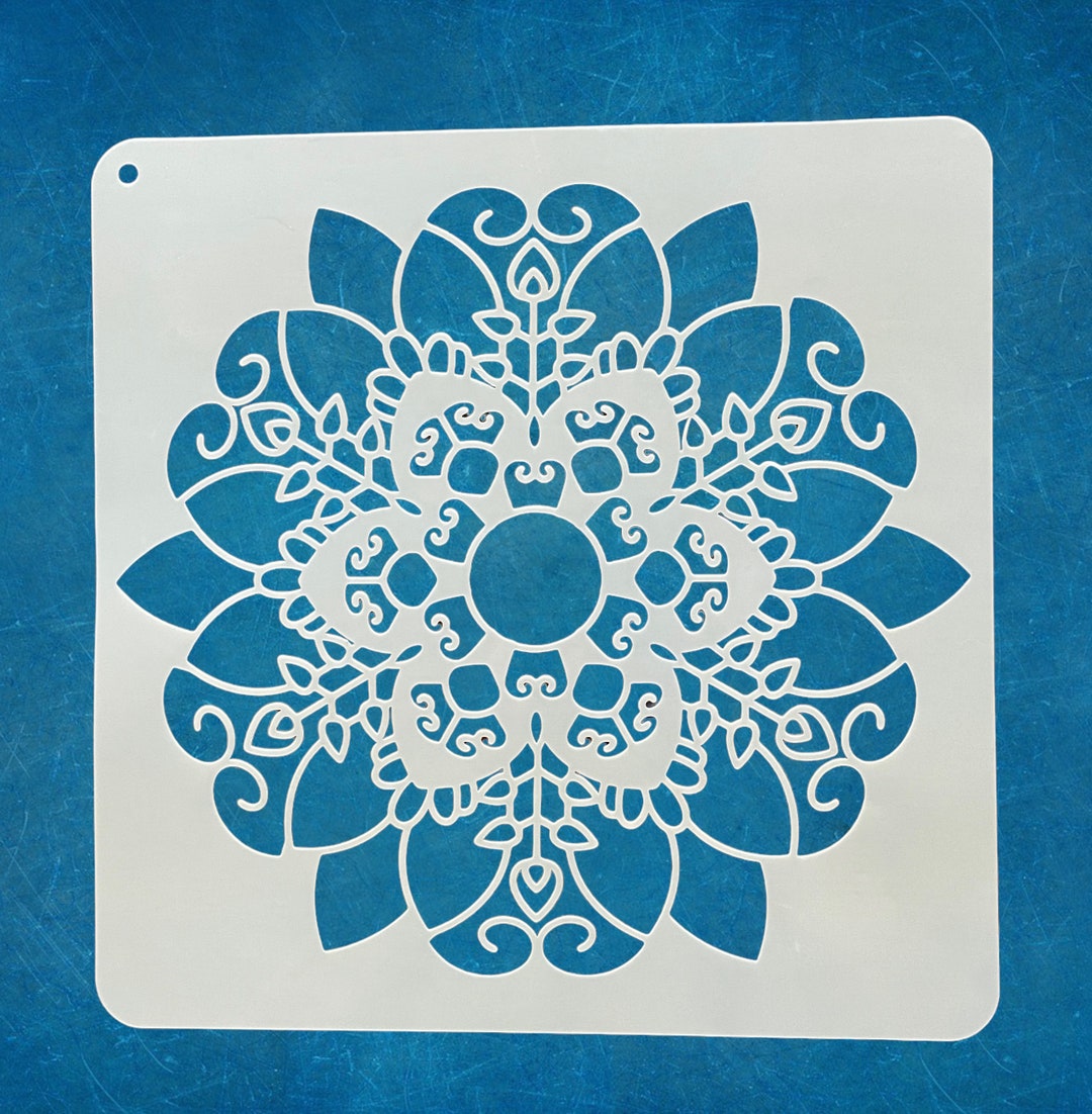 12x12 High Quality Crafters Art Stencil, Mylar Stencil, Flexible ...