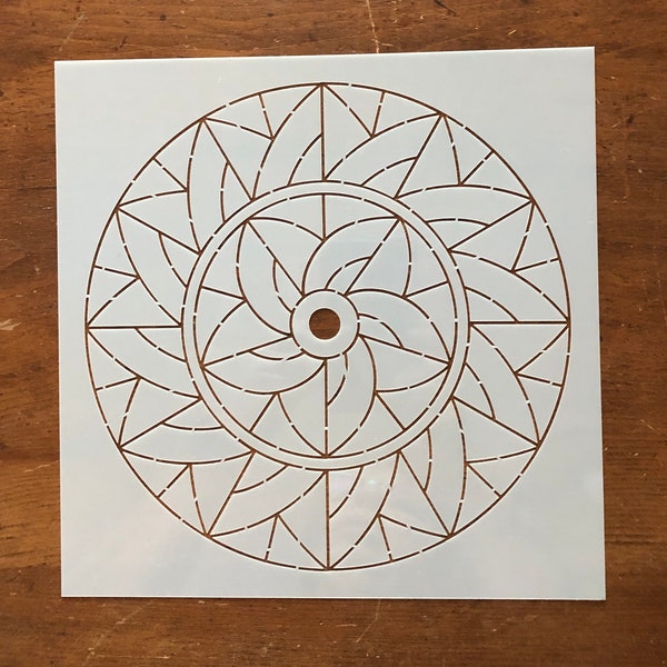 Dot Mandala Stencil - Etsy