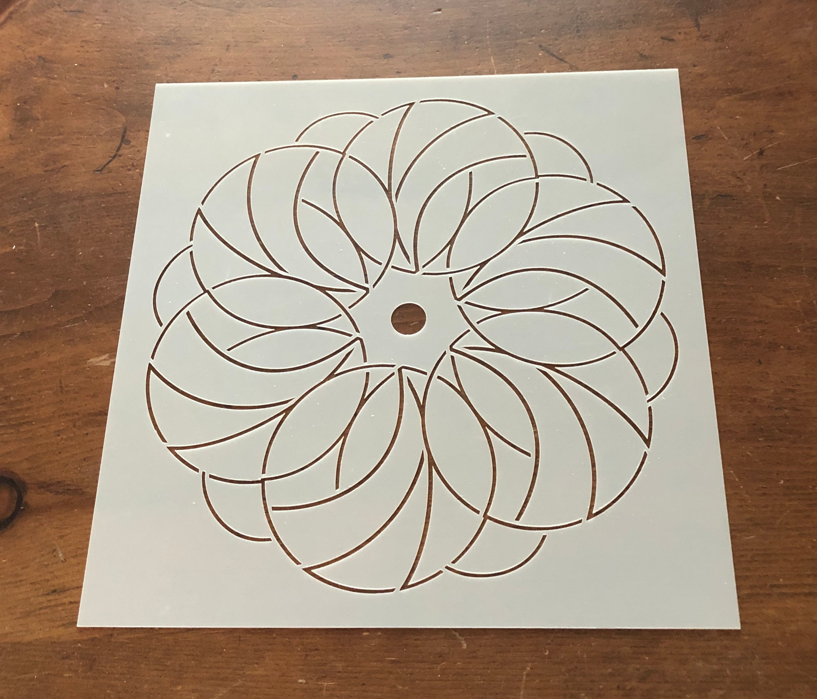 Mandala Artist Unique Dot Art Stencil 10x10 Reusable | Etsy