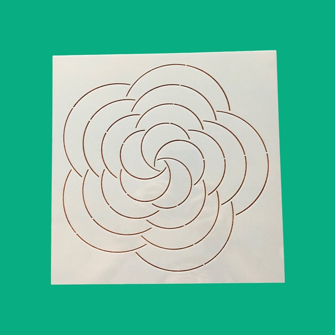 Mandala Dot Art Stencil: Reusable Mylar, Flexible 10x10 - Etsy