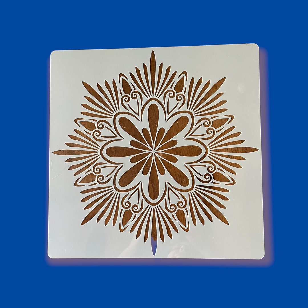 12"x12" High Quality Crafters Art Stencil, Mylar Stencil, Flexible ...