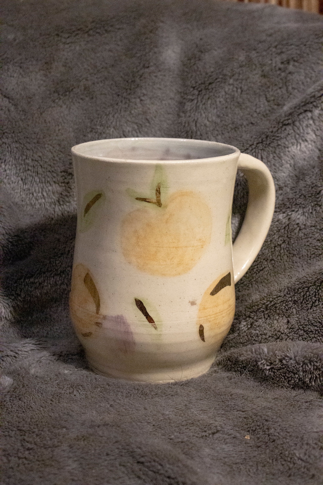 Ceramic Peach Mug - Etsy