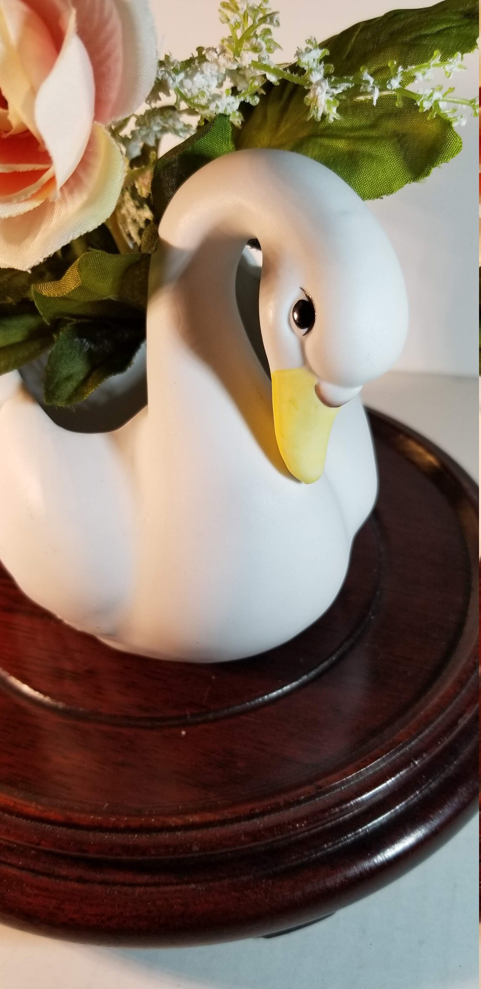 Vintage Homco Ceramic Swan Planter Bowl | Etsy