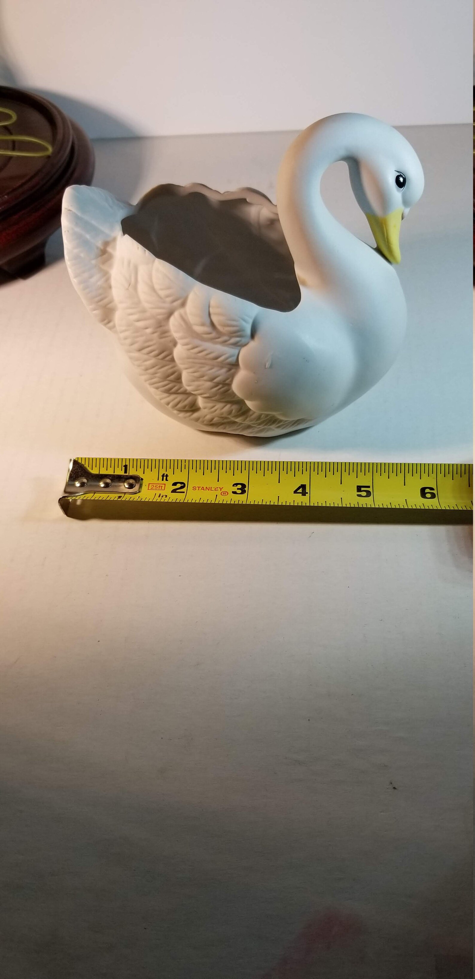 Vintage Homco Ceramic Swan Planter Bowl | Etsy