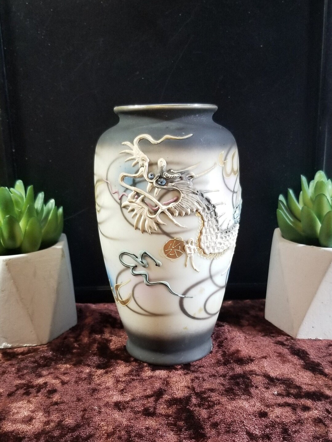 Vintage Moriage Hand Painted Gold Detail Dragonware Porcelain - Etsy