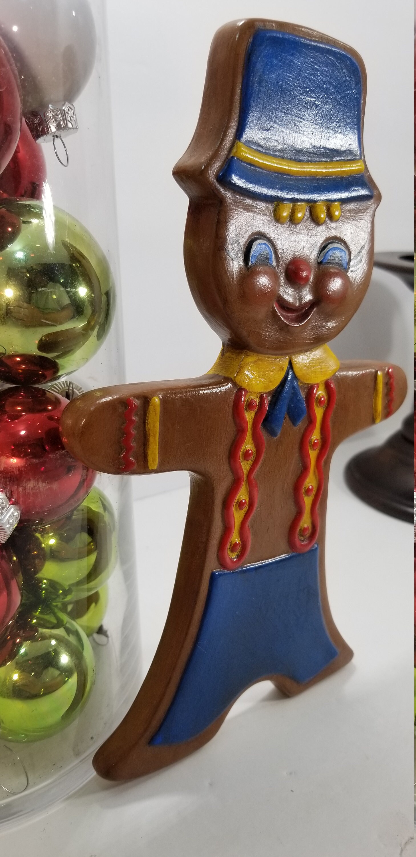 Vintage Arnels Ceramic Gingerbread Man Wall Art Figurine - Etsy