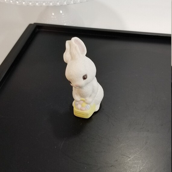 VINTAGE HALLMARK Ceramic Easter Bunny Rabbit Figurine | Etsy