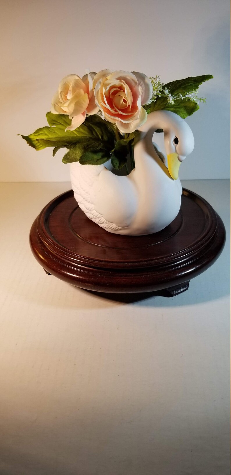 Vintage Homco Ceramic Swan Planter Bowl - Etsy