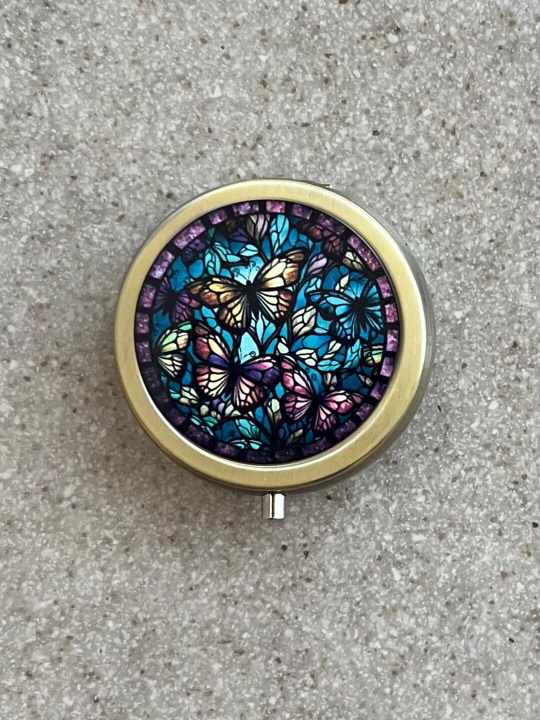 Butterflies Pill Box Case | Trinket Box - Etsy