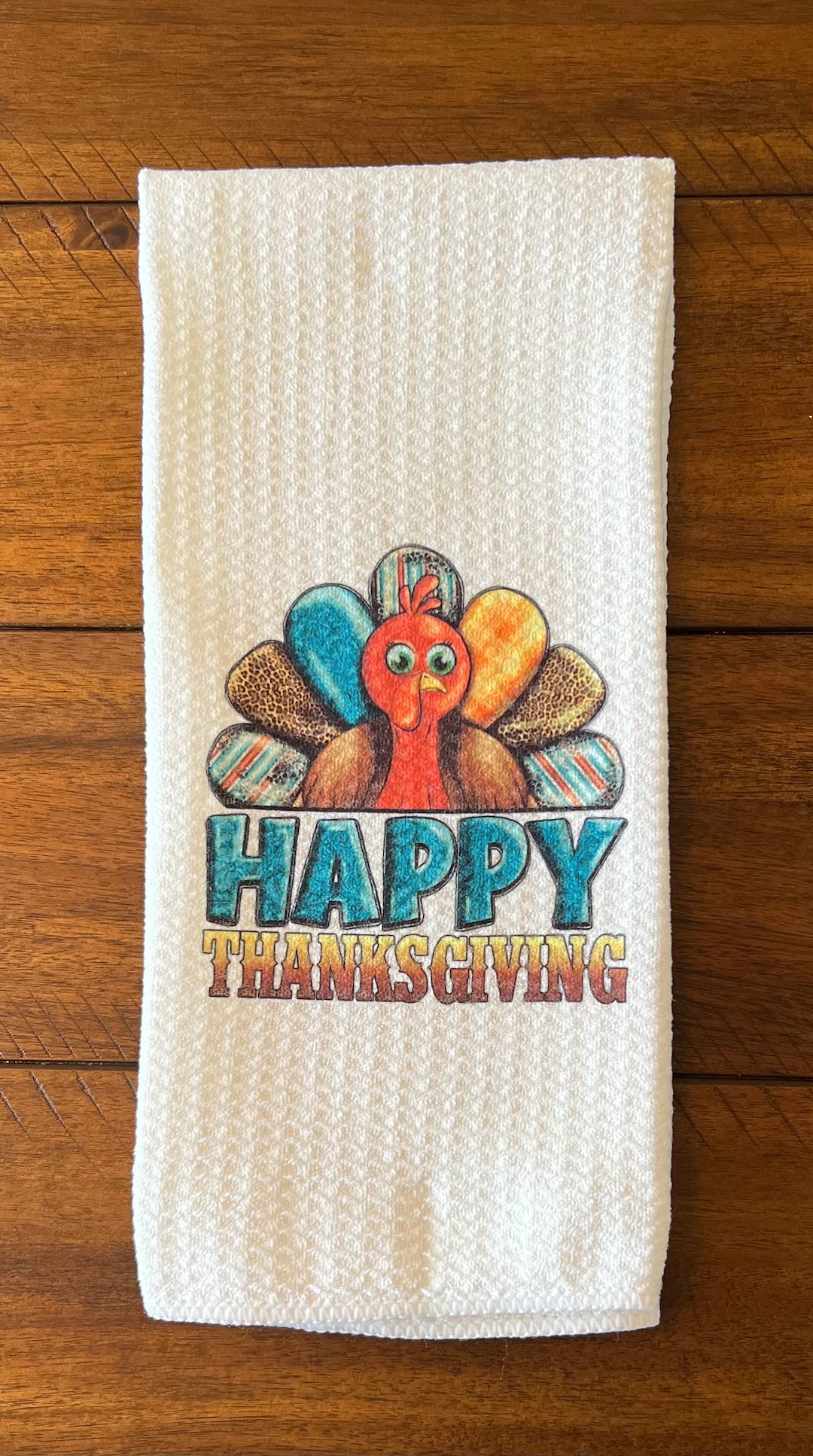 Thanksgiving Kitchen Towel / Turkey Towel / Thanksgiving Decor - Etsy