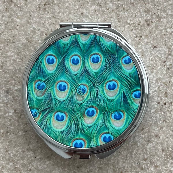 Peacock Pillbox - Etsy