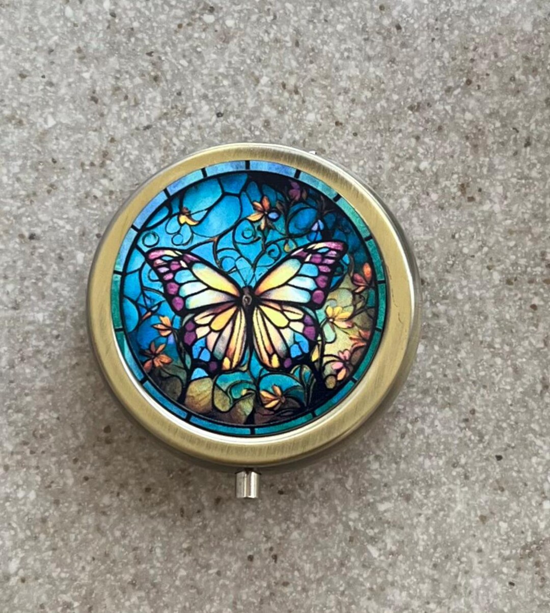 Butterfly Pill Box Case | Trinket Box - Etsy