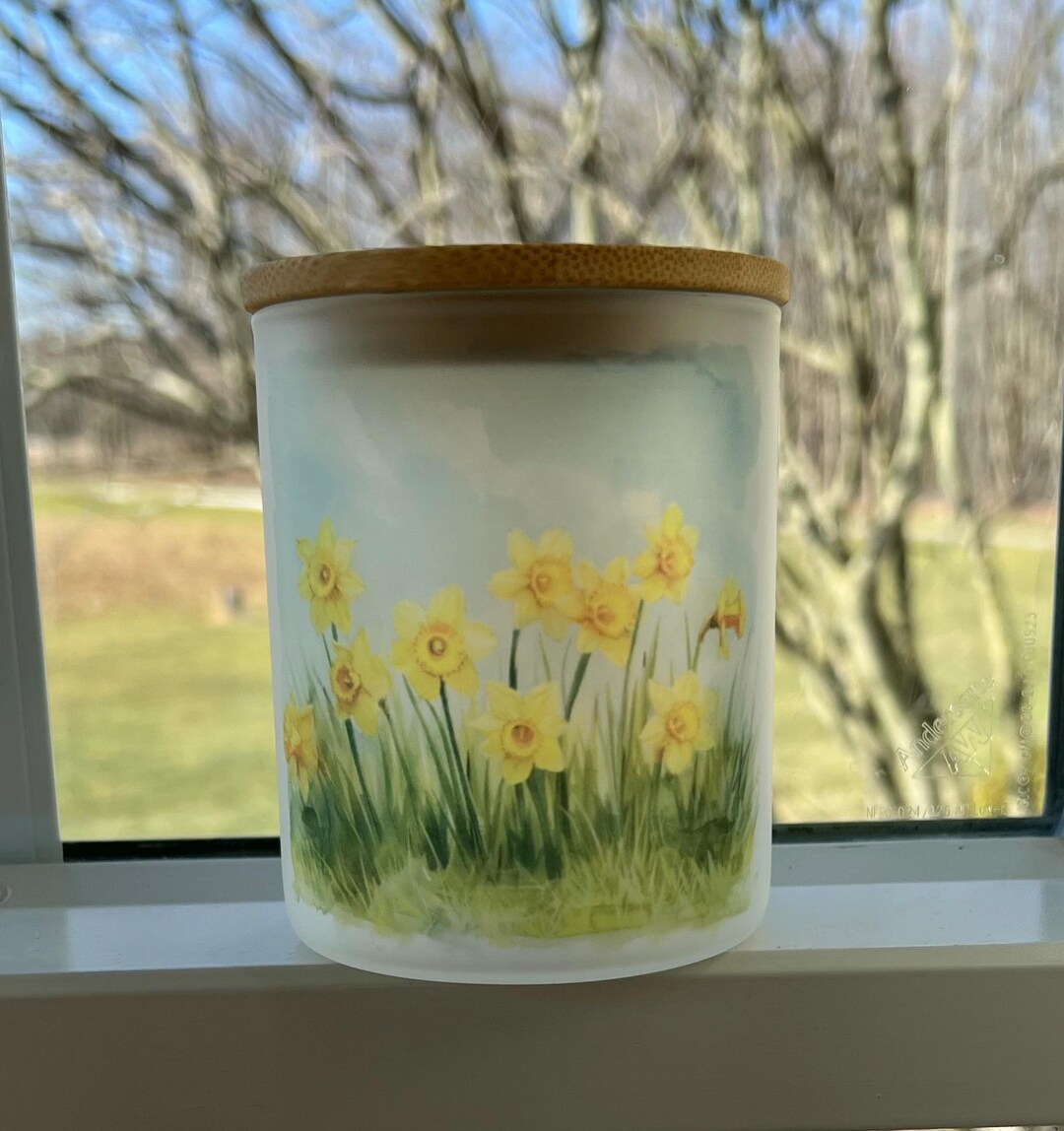 Daffodil Candle Holder | Spring Flower Candle Holder | Tea Light Candle ...