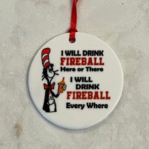 Dr. Seuss Fireball Ornament / Funny Christmas Ornament / Stocking ...