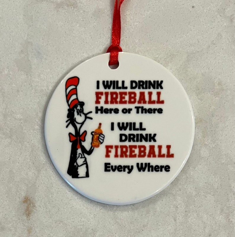 Dr. Seuss Fireball Ornament / Funny Christmas Ornament / - Etsy