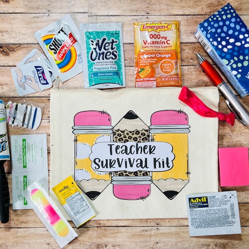 Teacher Survival Kit Printable Back to School Teacher Gift - Etsy Australia