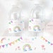 Pastel Rainbow Water Bottle Labels EDITABLE, Rainbow Party Decor Girl ...