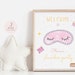 Sleepover Birthday Welcome Sign Slumber Party Poster Pyjama | Etsy