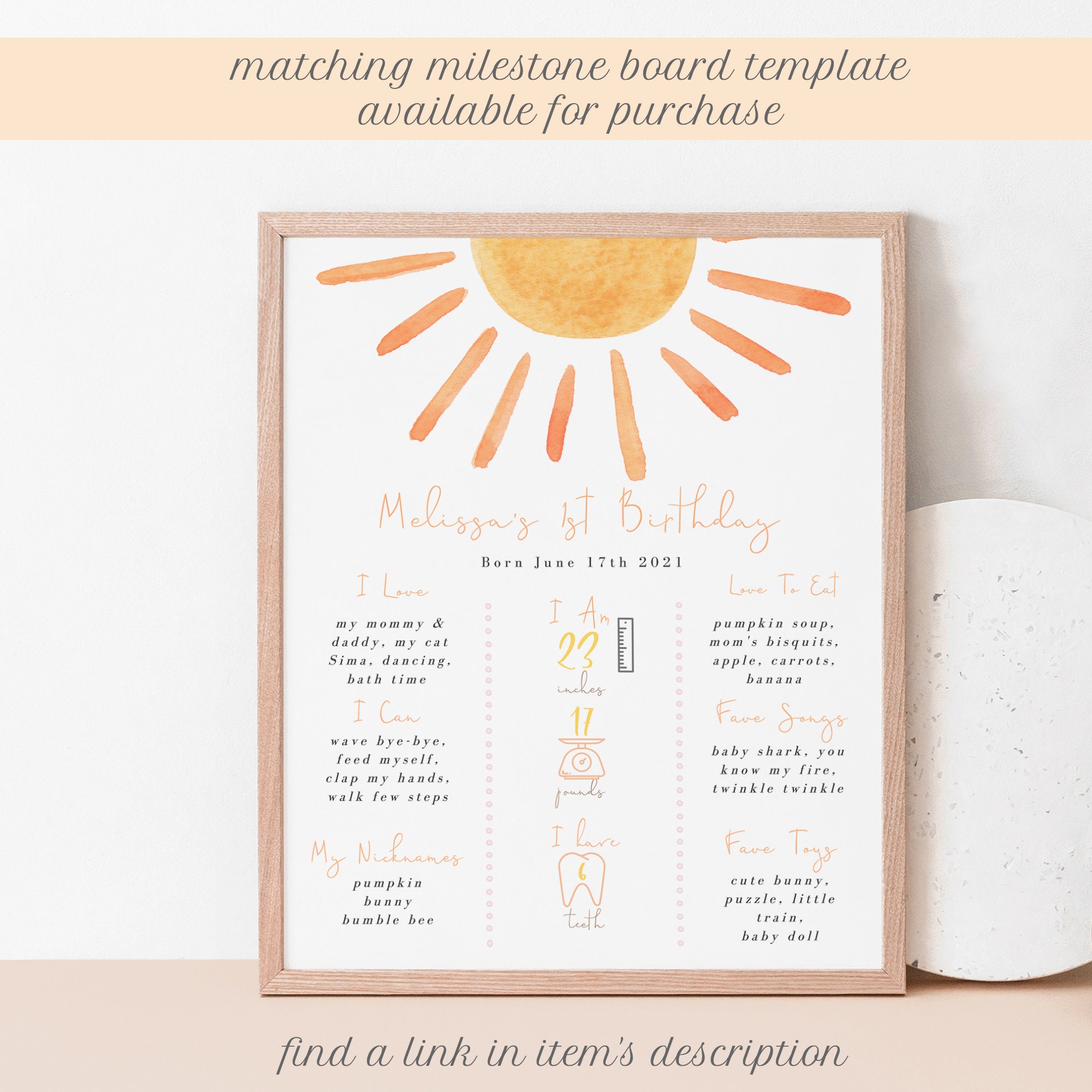 EDITABLE Sun Birthday Cupcake Toppers First Trip Around the - Etsy