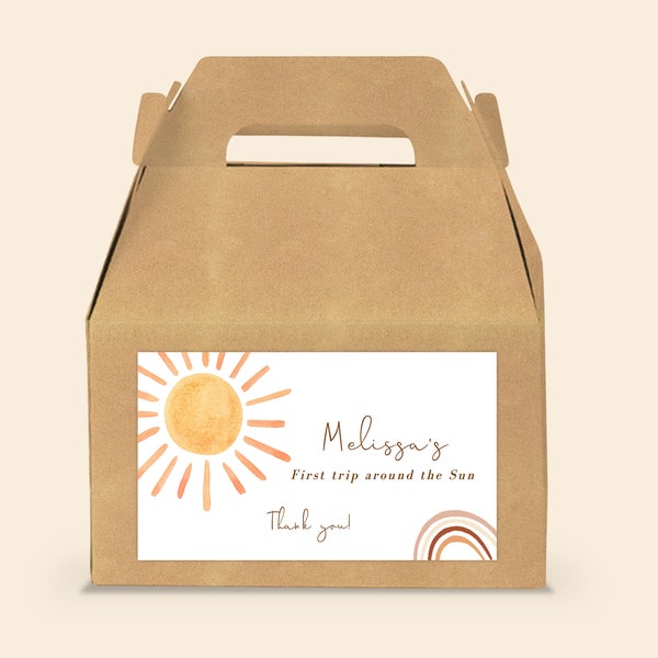 Sunshine Box Labels - Etsy