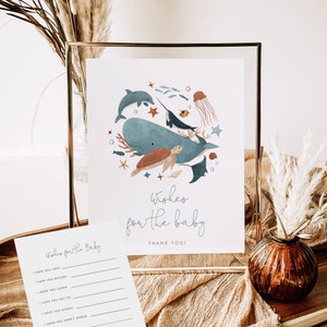 Editable Under the Sea Baby Shower Games Bundle, Ocean Animals Baby ...