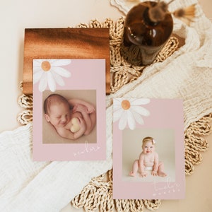 EDITABLE Daisy Monthly Photo Banner, Daisy Monthly Photos Tags ...