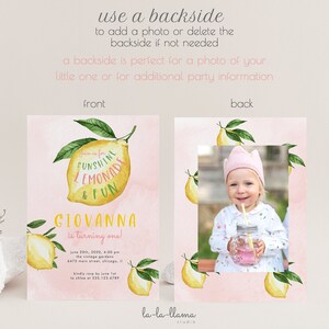 Lemonade Birthday Invitation Template Lemonade Stand Invite - Etsy