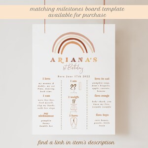 Boho Rainbow Birthday Favor Tags Simple Rainbow Gift Labels - Etsy