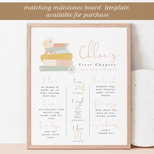 Editable Storybook Custom Sign Template, Book Themed Party Table Poster ...