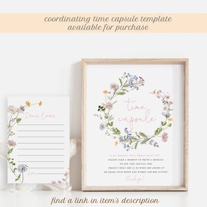 Wildflower Birthday Welcome Sign, Little Wildflower Party Poster ...