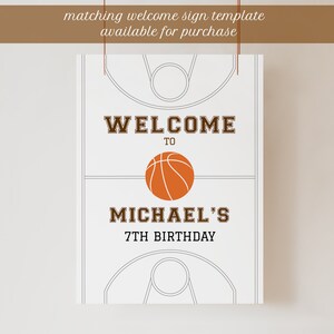 Basketball Gable Box Favor Labels Template, Modern Basketball Gift Box ...
