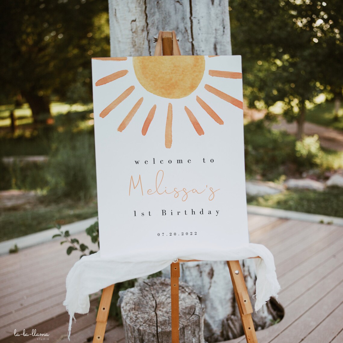 Boho Sun Birthday Welcome Sign Sunshine Party Poster 1t Trip - Etsy