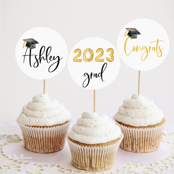 Graduation Cupcakes - Etsy