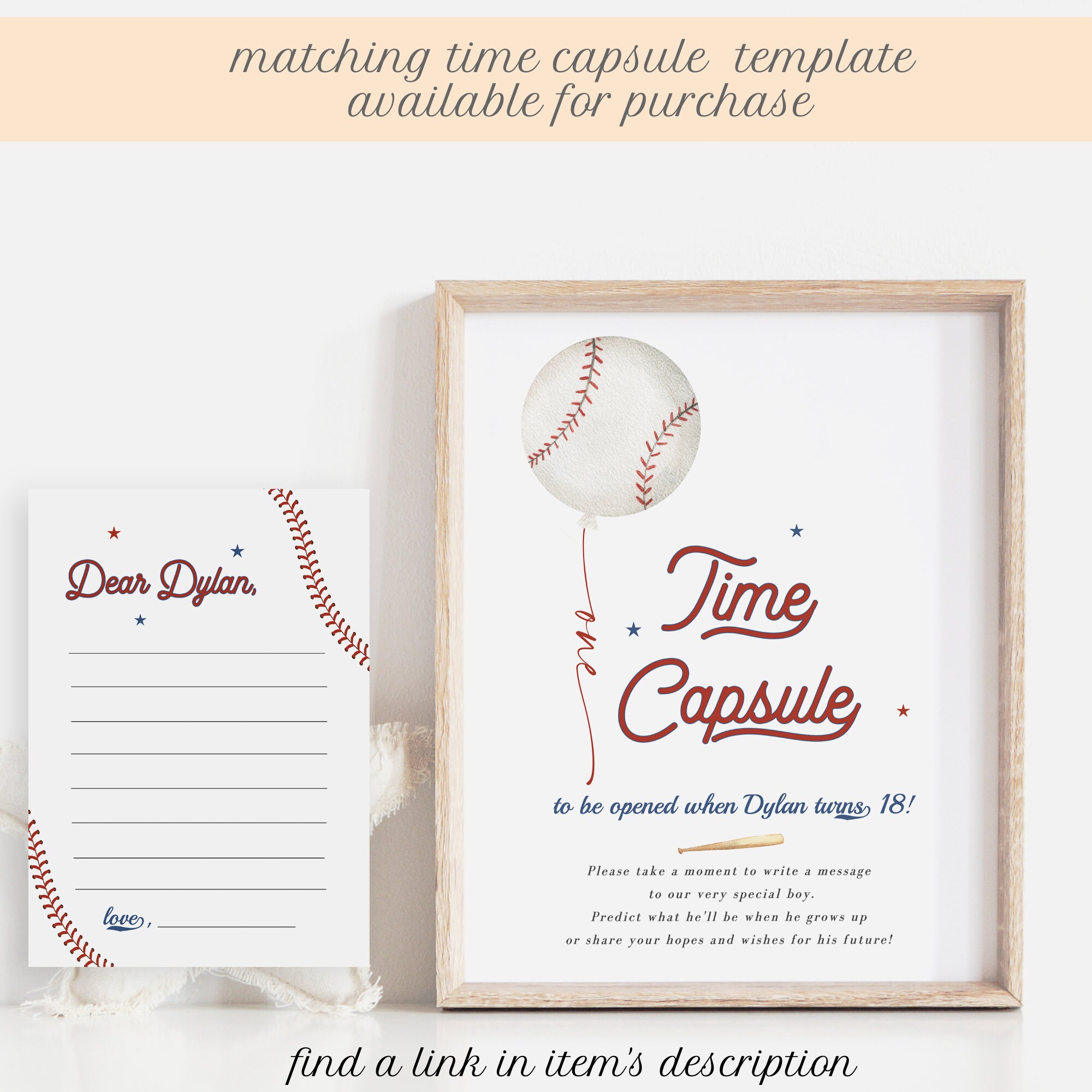 Editable Baseball Birthday Welcome Sign Baseball Party - Etsy