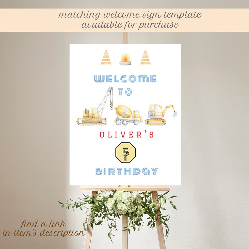 EDITABLE Construction Water Bottle Labels Construction Party - Etsy