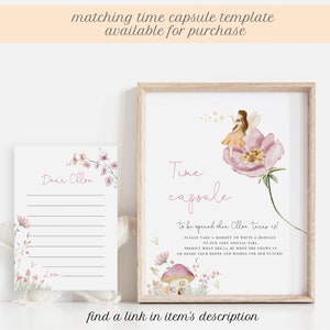 Fairy Birthday Favor Tags Template, Fairy Forest Gift Labels, Enchanted ...