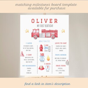 Firetruck Grab Some Grub Sign Printable Firetruck Food - Etsy