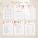 Editable Cherry Blossom Baby Shower Games Bundle, Spring Pink Floral ...