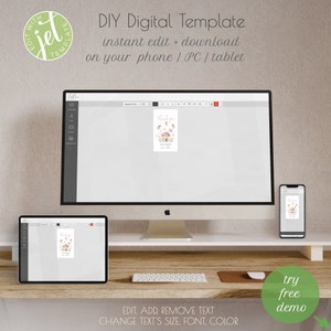 Fairy Birthday Favor Tags Template, Fairy Forest Gift Labels, Enchanted ...