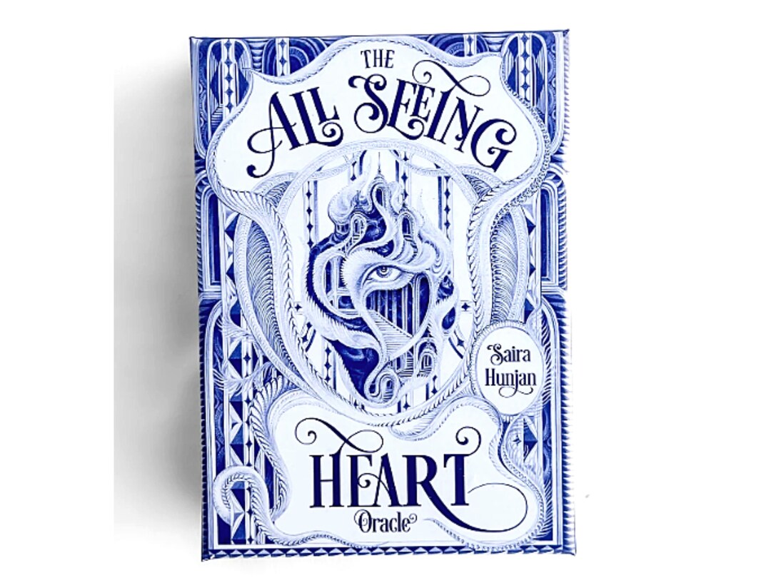 Oracle Deck the All Seeing Heart Oracle Cards Blue/white 44 - Etsy Canada