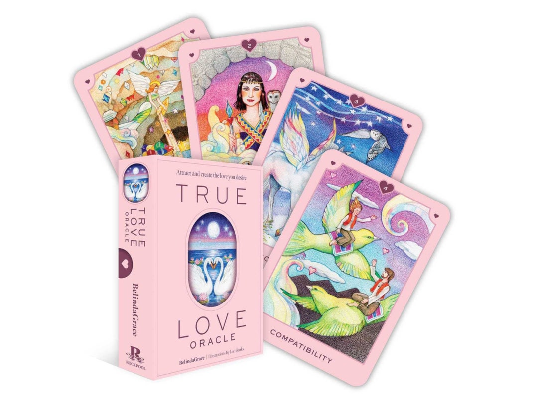 True Love Oracle Card Deck, 36 Gilded Cards & 96-page Guidebook. ORDER ...