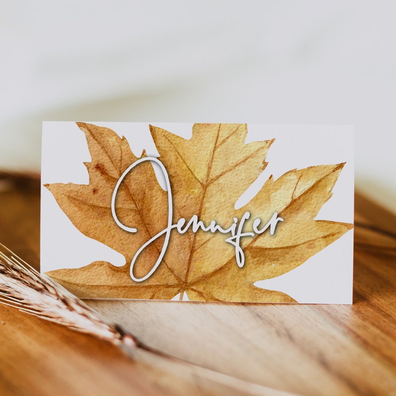Thanksgiving Place Cards - Etsy