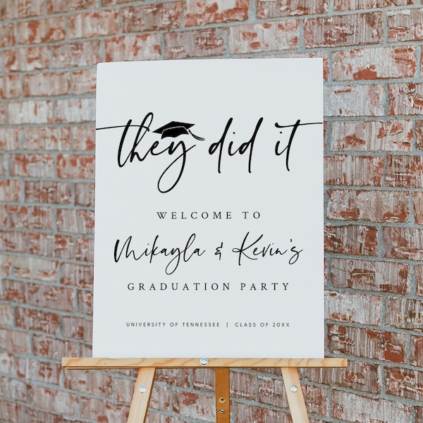 Graduation Welcome Sign - Etsy