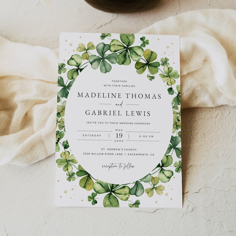 Irish Invitation - Etsy