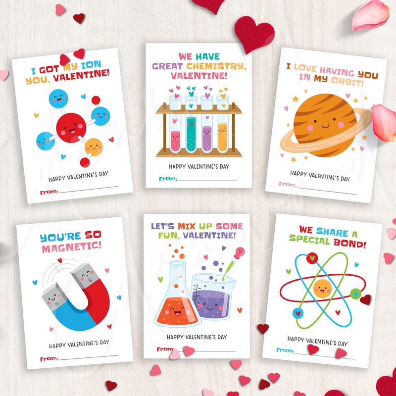 Chemistry Valentines Card - Etsy