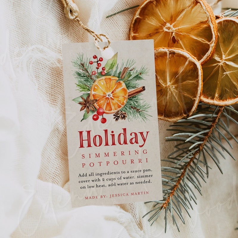 Fall Pot Simmer Labels - Etsy
